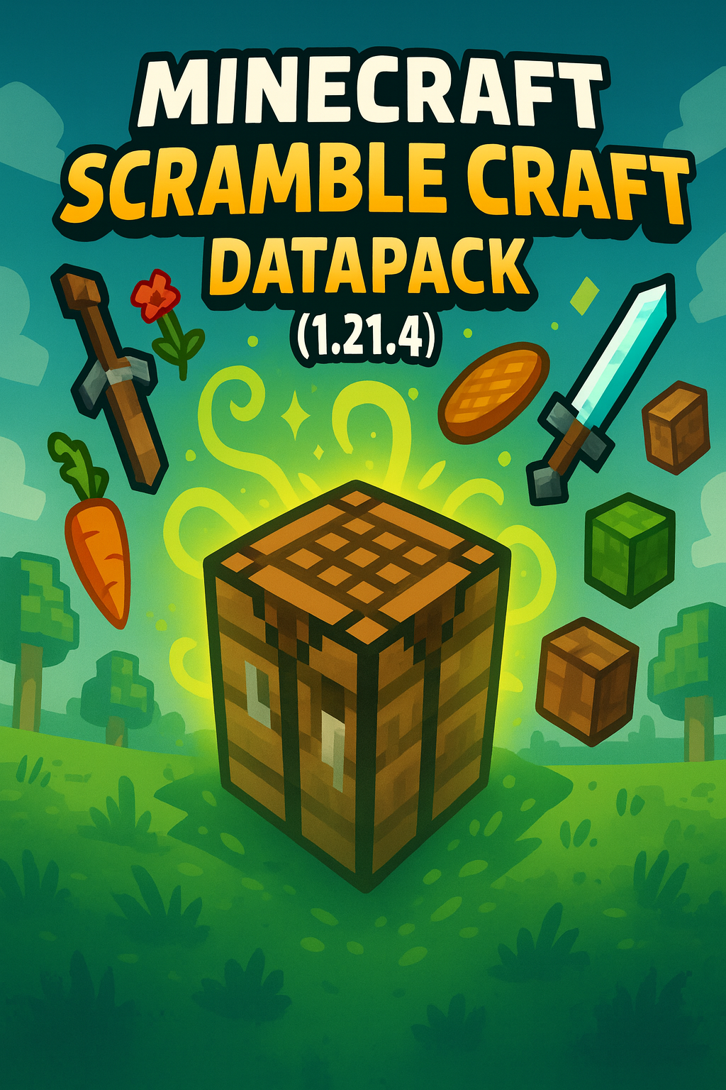 Minecraft Scramble Craft Datapack (1.21.4) – Jerome Chaos Store